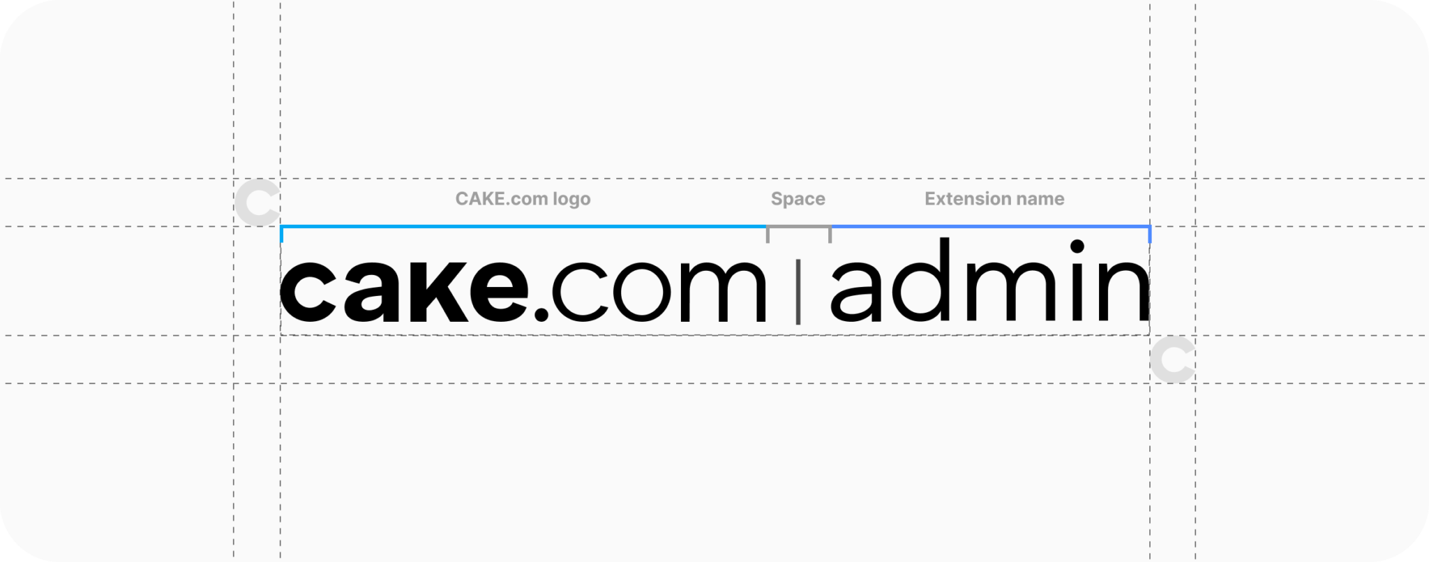 Logo extensions – CAKE.com Brand Guidelines