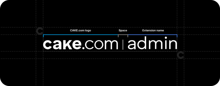 Logo extensions – CAKE.com Brand Guidelines